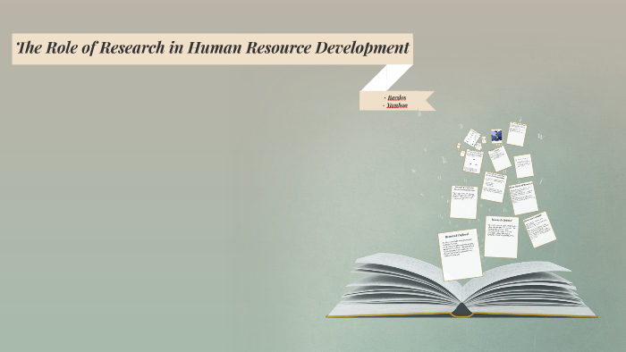 The Role of Research in Human Resource Development by Katrina Bardos on ...