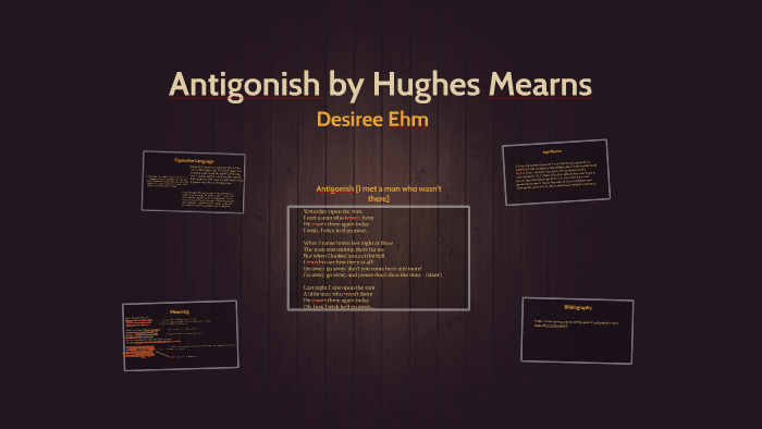 Antigonish by Hughes by Desiree Ehm on Prezi
