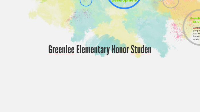 Greenlee Elementary Honor Society by Kristen Collins on Prezi
