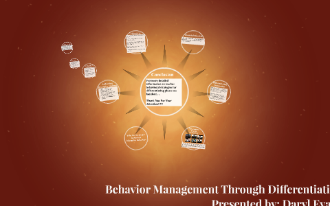 Behavior Management Through Differentiation by Daryl Evans on Prezi