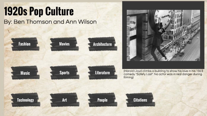1920s pop culture by Benjamin Thomson on Prezi