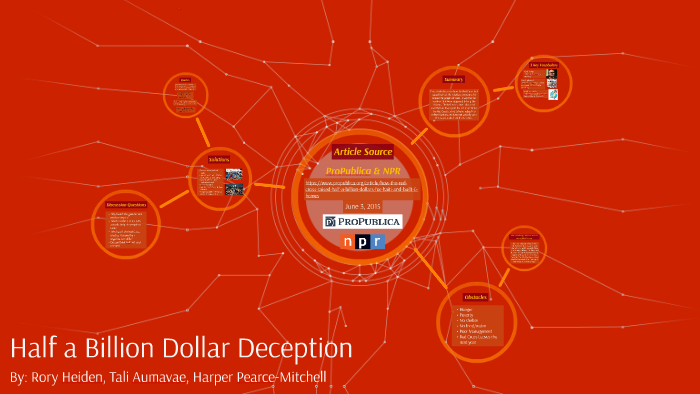 Half A Billion Dollar Deception by Rory Heiden on Prezi