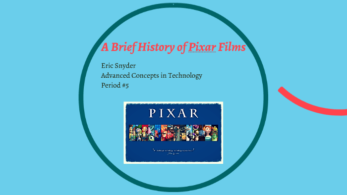 A Brief History of Pixar Films by Eric Snyder on Prezi