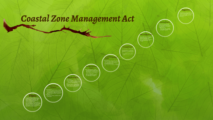 Coastal Zone Management Act by Vemexi Ruiz de Chavez on Prezi