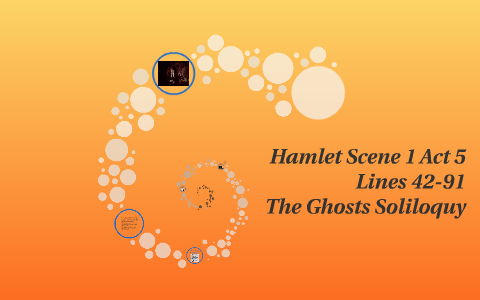 Hamlet Scene 1 Act 5 Lines 42-91: The Ghosts Soliloquy by Elizah NIcole ...