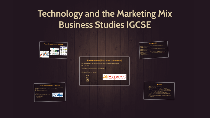 Technology and the Marketing Mix by Tatjana Vilček on Prezi