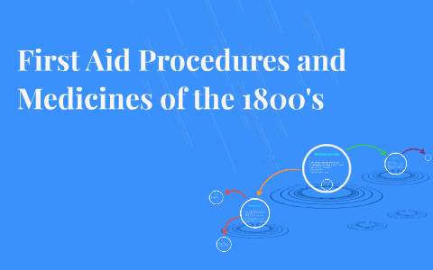 First Aid Procedures and Medicines of the 1800's by Emalyn F. on Prezi