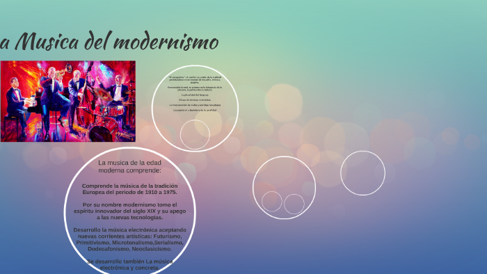 Musica del modernismo by odalys bonilla on Prezi