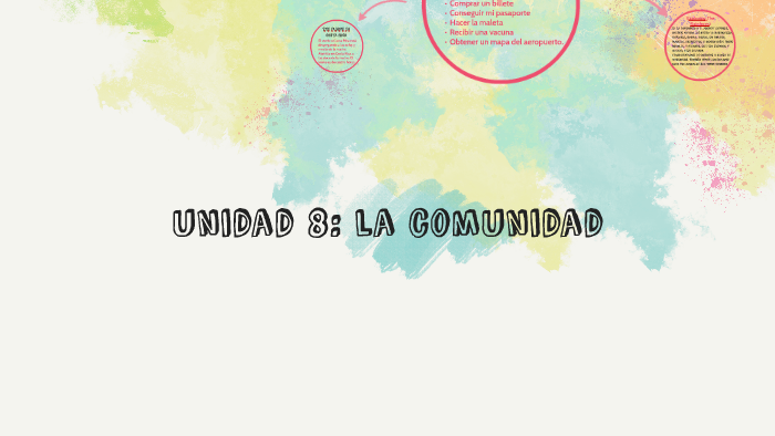unidad 8: la comunidad by Taylor Robarge on Prezi