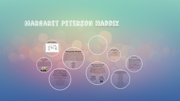 Margaret Peterson Haddix by Gabriella Whisnant on Prezi