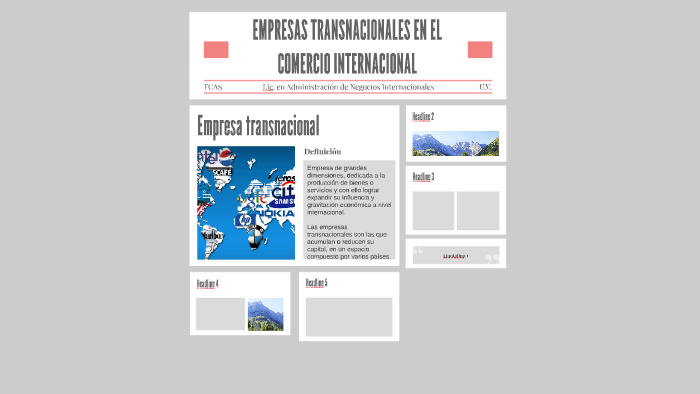 EMPRESAS TRANSNACIONALES EN EL COMERCIO INTERNACIONAL by César Galán ...