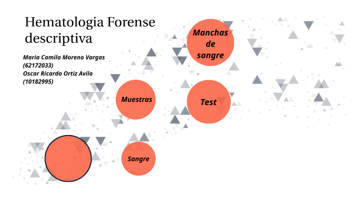 Análisis de patrón y manchas de sangre en una escena del crimen by ...