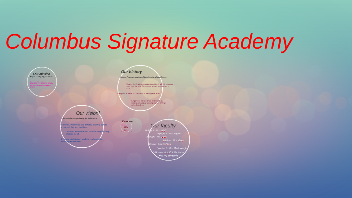 Columbus Signature Academy by kayla anderson on Prezi
