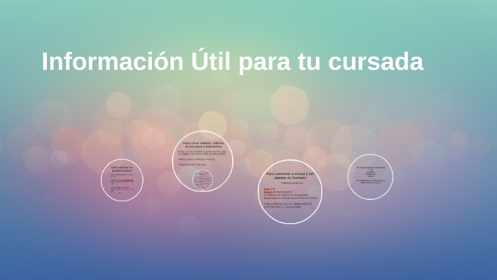 Información Útil para tu cursada by Roberto Borello on Prezi