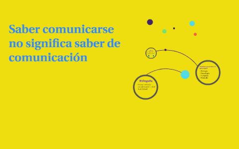 Saber comunicarse no significa saber de comunicación by Andrea Banoni ...