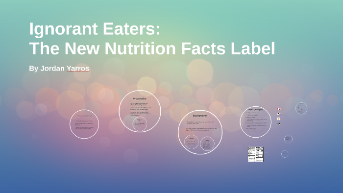 The New Nutrition Facts Label by Jordan Y on Prezi