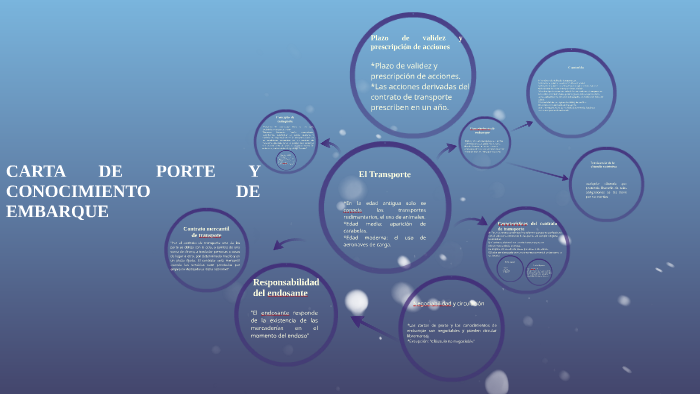 CARTA DE PORTE Y CONOCIMIENTO DE EMBARQUE by Ana Luz Loayza Romay
