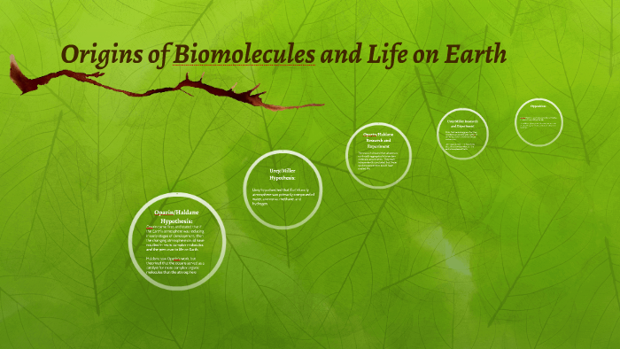 Origins of Biomolecules and Life on Earth by Chandler Gibson on Prezi