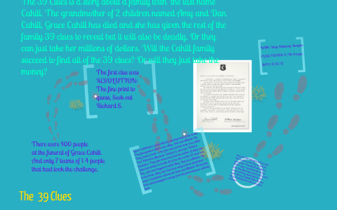 The 39 Clues book report by Briya Holloway-Douglas on Prezi