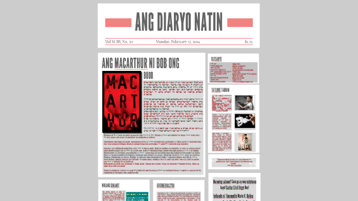 ANG DIARYO NATIN by Emanuelle Dolina on Prezi