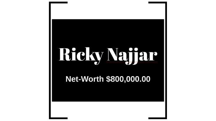 Ricky Najjar Net- Worth by Ricky Najjar