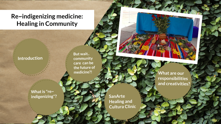 Re~indigenizing medicine: Healing in Community 2020 by SanArte Healing ...