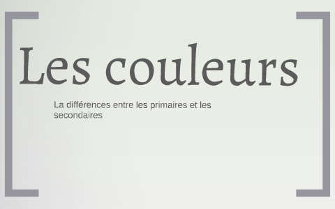 La différences entre les primaires et les secondaires by yannick ...