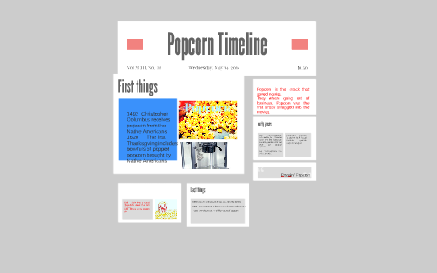 Popcorn Timeline by david cowger on Prezi