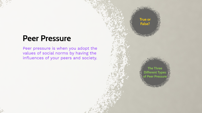 Peer Pressure and Refusal Skills by Chelsea Bernard on Prezi