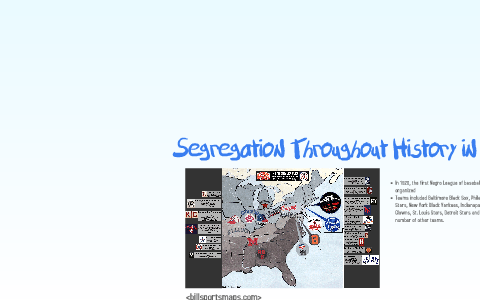 Segregation Throughout History in Baseball by Robbie King on Prezi