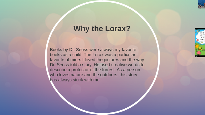 The Lorax By: Dr. Seuss by Margaret Nelson on Prezi