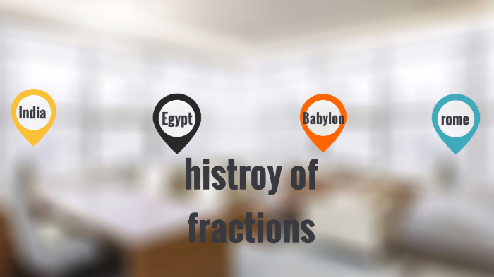 history of fractions by Archie Rawlings on Prezi