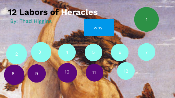 12 labors of Heracles by Thad Higgins on Prezi