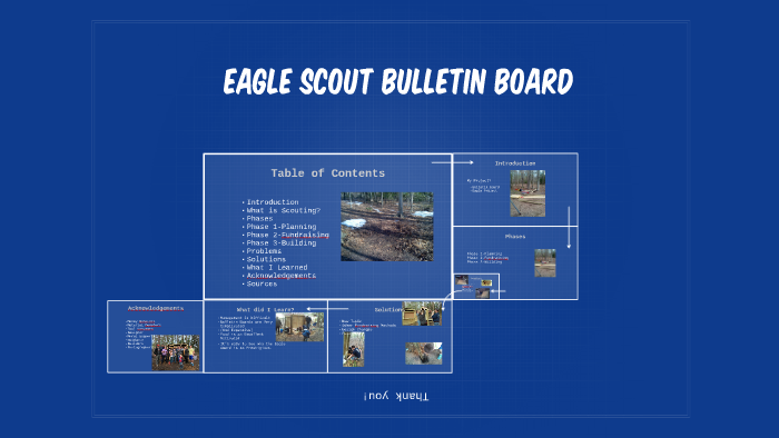 Eagle Scout Bulletin Board by grant hocker