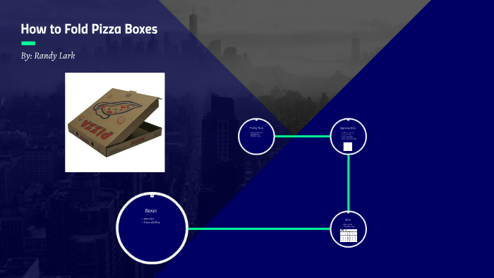 How to Fold Pizza Boxes by Randy Lark on Prezi