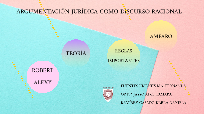 ARGUMENTACION JURIDICA COMO DISCURSO RACIONAL by Karla Ramírez on Prezi