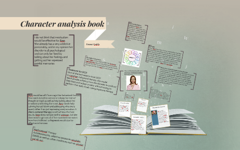 Character analysis book by Emma Leddy on Prezi
