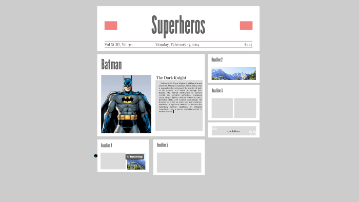 Superheros by Katelyn Eaton