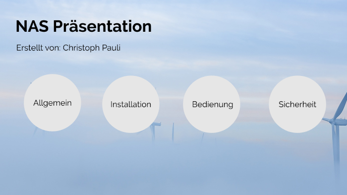 NAS Presentation by Christoph Pauli on Prezi