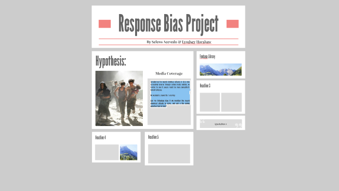 Response Bias Project by Selena Acevedo on Prezi