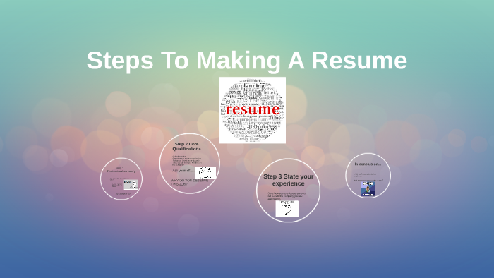 How To make a Resume by:Daniel Morehouse by Daniel Morehouse on Prezi