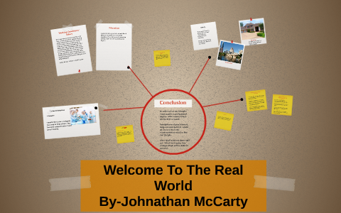 Welcome To The Real World by Johnathan McCarty`1 on Prezi