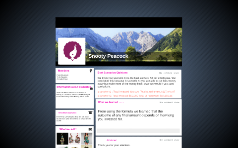 Snooty Peacock by Peter Jarjou on Prezi