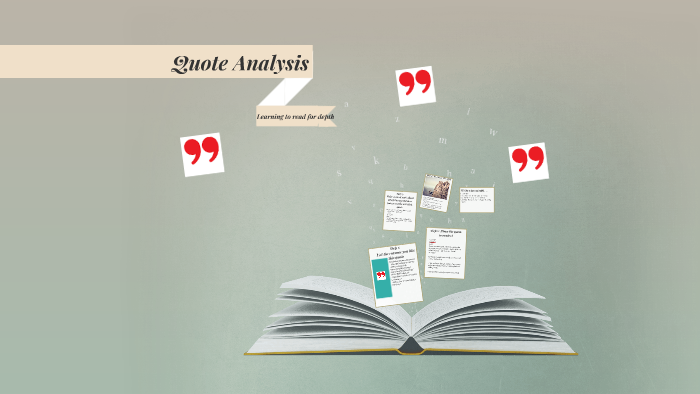 Quote Analysis by Beth Wirth on Prezi