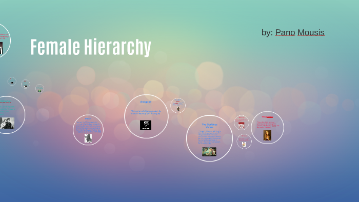 Female Hierarchy by Pano Mousis on Prezi