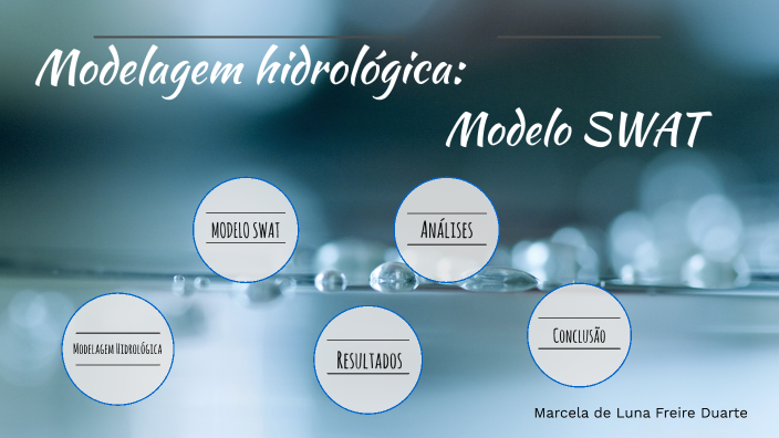 Modelagem hidrossedimentológica: modelo SWAT by Marcela Duarte on Prezi