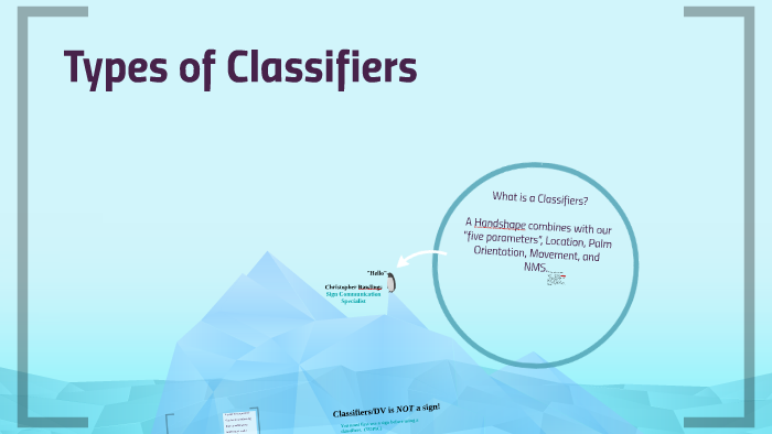 Types of Classifiers by christopher Rawlings on Prezi