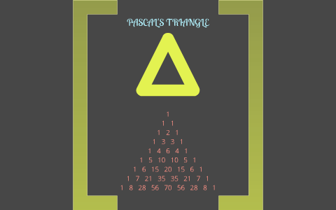 Pascal's Triangle by Devon McNeal on Prezi
