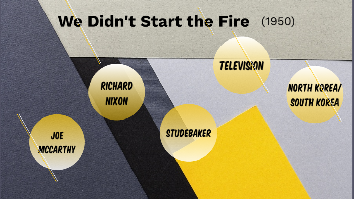 We Didn't Start the Fire (1950) by Stephanie Colon on Prezi
