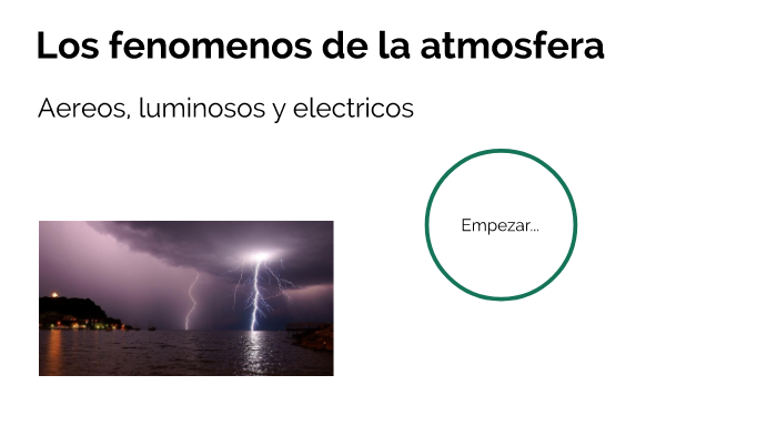 LOS FENÓMENOS DE LA ATMÓSFERA by Nicolas Blasquez on Prezi